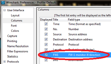 Configure Wireshark for Checkpoint "fw monitor" Analysis